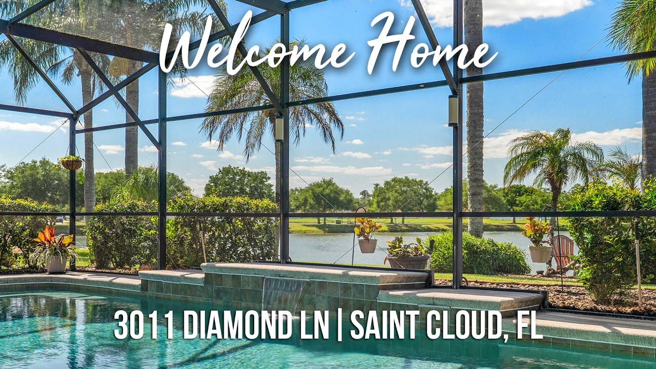 🏡 Pool Home with Pond Views in St. Cloud, Florida | 3011 Diamond Ln | Keystone Point Tour
