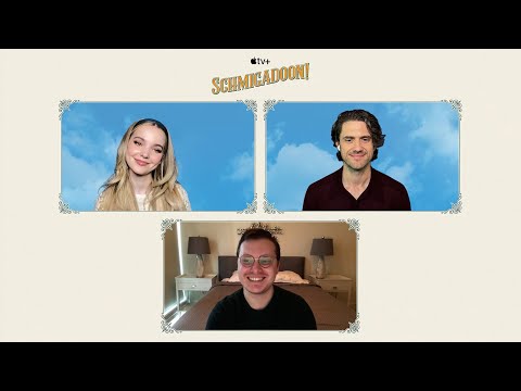 SCHMIGADOON!'s Aaron Tveit, Dove Cameron, Ann Harada, and Cinco Paul Talk Musical Comedy and Pie