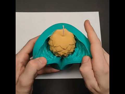 Realistic Pine Cone Silicone Mold for Candle, Soap, #christmasdecor #siliconemold #christmas #mold