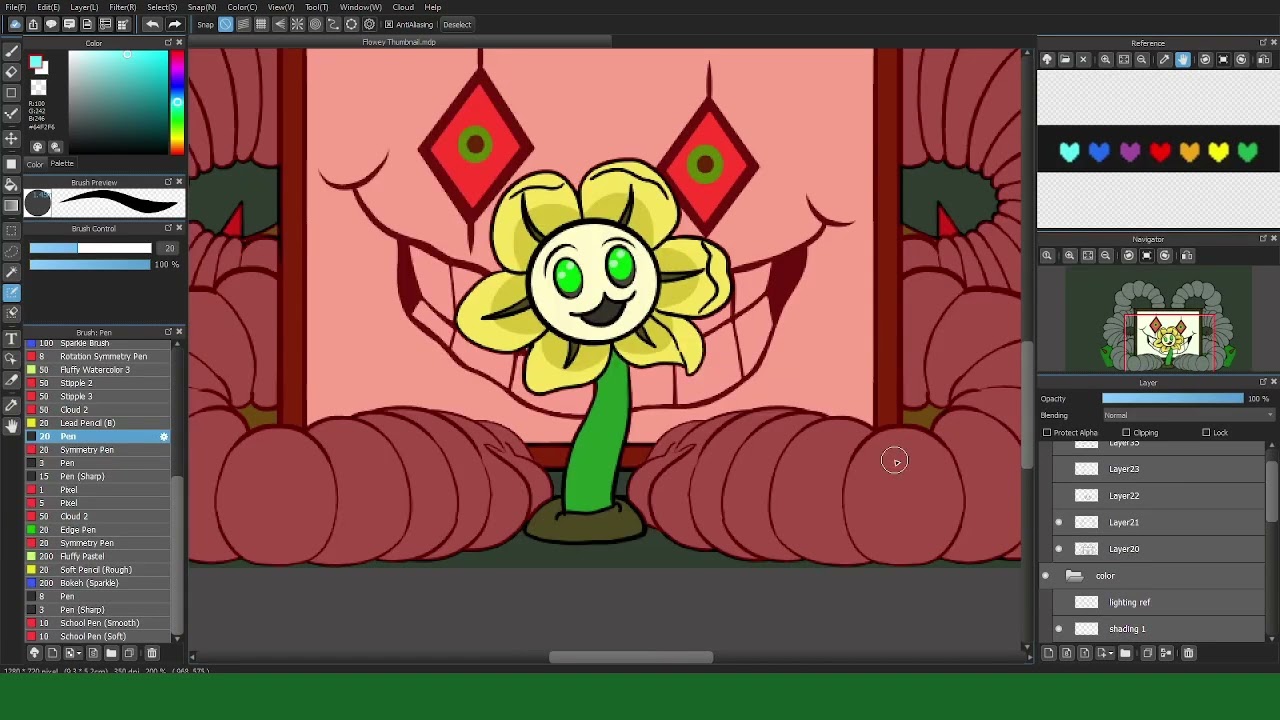 Flowey Thumbnail Speedpaint | Undertale