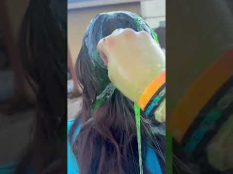 How To Remove Slime From Your Hair 😱💇🏻♀️ #shorts