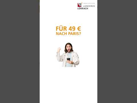 Mit dem Deutschlandticket nach Paris!