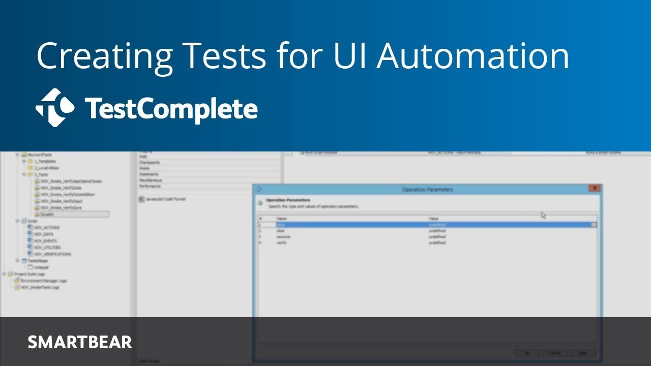 Creating Your Tests: How to Build a Successful UI Automation Framework | TestComplete