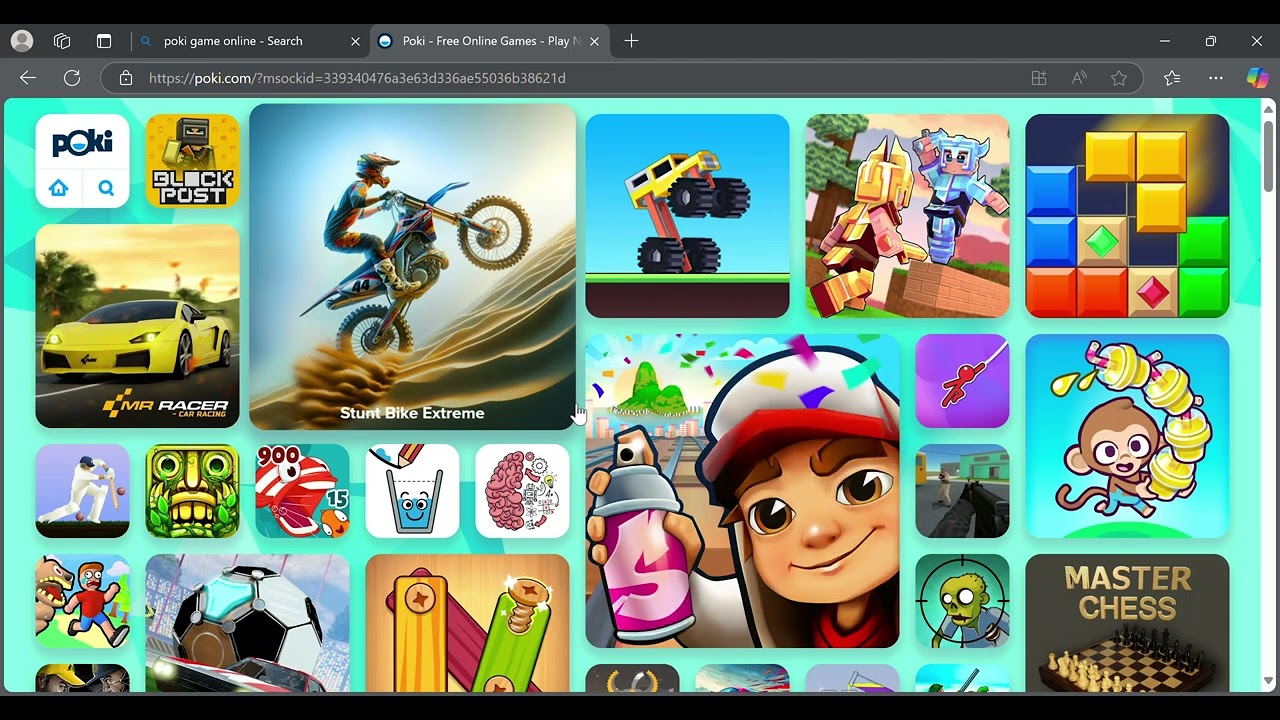 Poki   Free Online Games   Play Now! and 1 more page   Personal   Microsoft​ Edge 2025 03 04 10 50 5