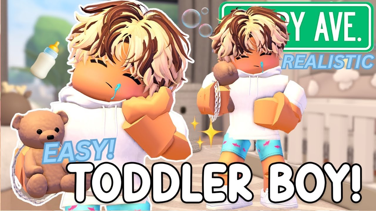 Realistic CUTE BOY TODDLER Tutorial & Outfit Codes For Berry Avenue!