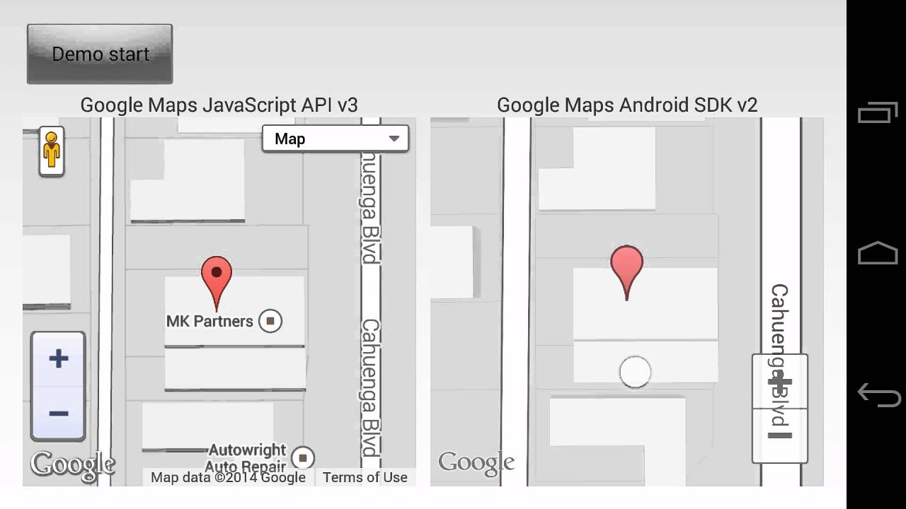 Google Maps JavaScript API v3 / Google Maps Android SDK v2