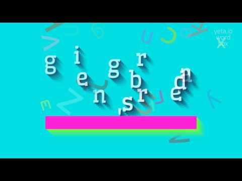 GINGERBREAD'S - HOW TO SAY GINGERBREAD'S? #gingerbread's
