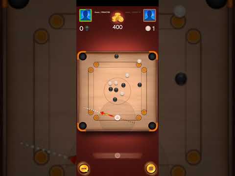 online two players play carrom board game