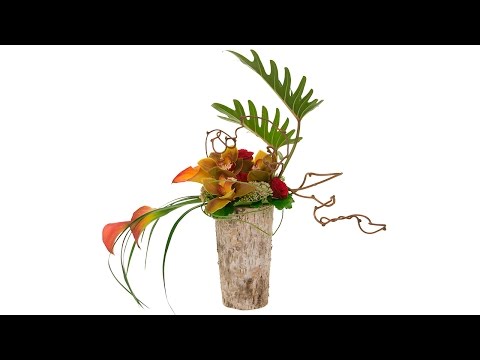 Static and Dynamic Line in Floral Design