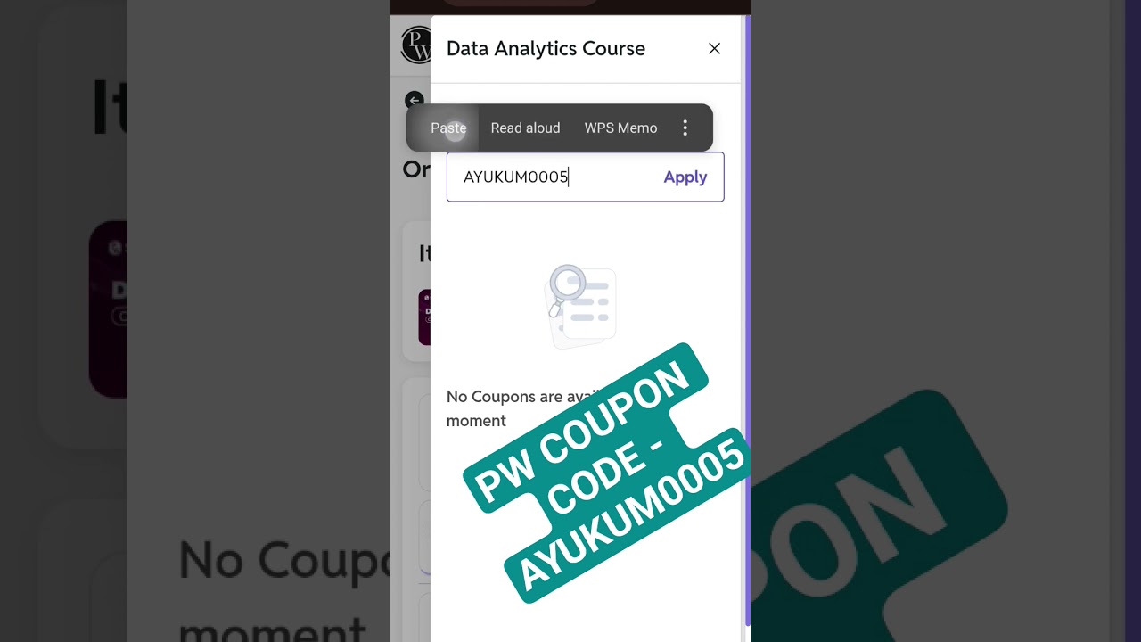 Data Analytics Course #pw #pwcouponcode #dataanalytics #data #dataanalysis #pwskills