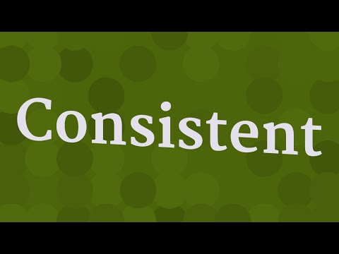 CONSISTENT pronunciation • How to pronounce CONSISTENT