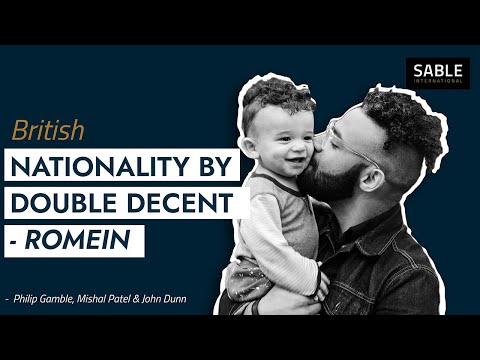 British citizenship by double descent - Romein
