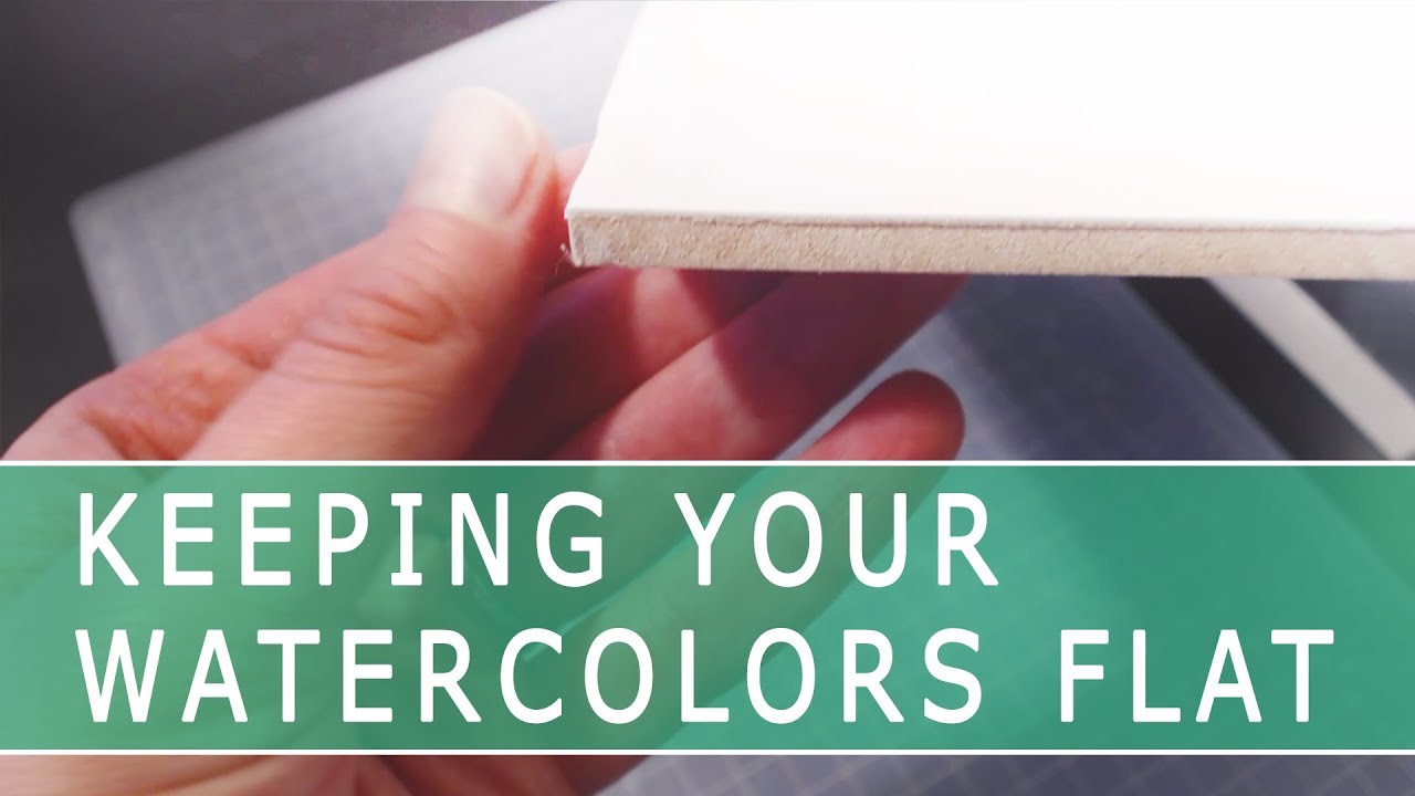 TUTORIAL: HOW TO MOUNT WATERCOLOR PAPER TO BOARD