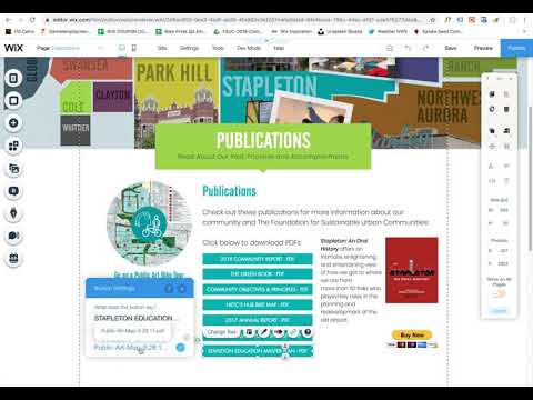 Adding PDFs to Wix Website