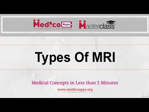Live class on Types of MRI by Dr Tabiha.