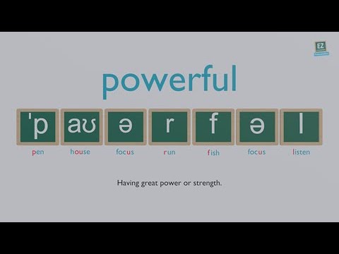 How to pronounce powerful ?