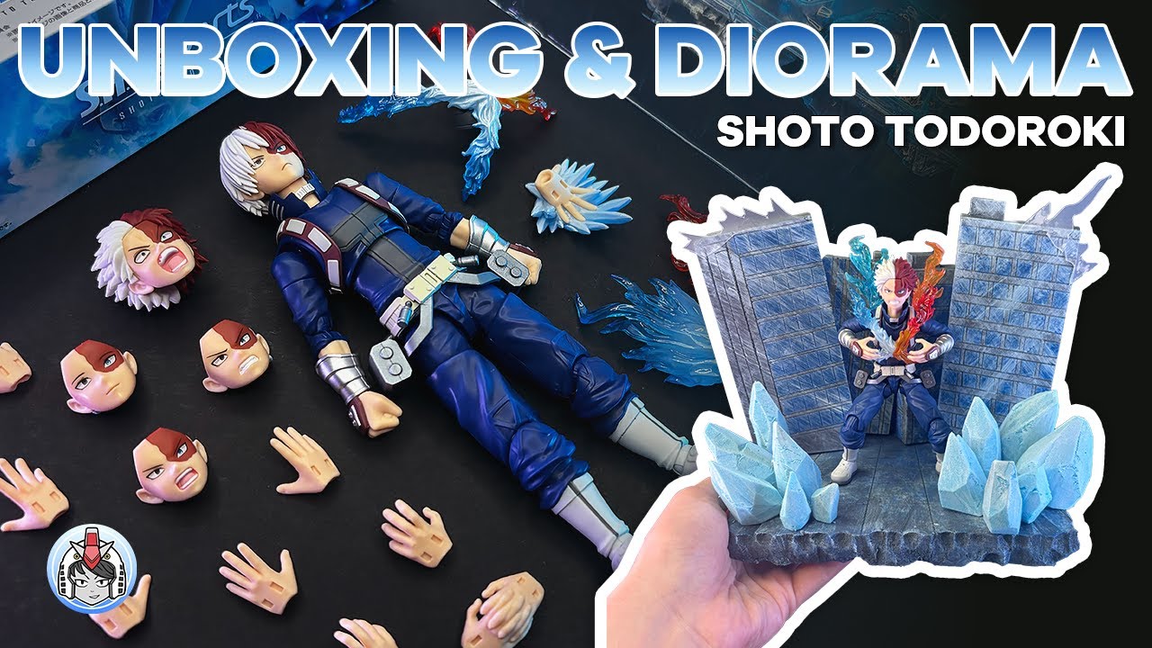 GREAT GLACIAL AEGIR Diorama for SHOTO TODOROKI | SHFiguarts | Unboxing | ASMR | My Hero Academia