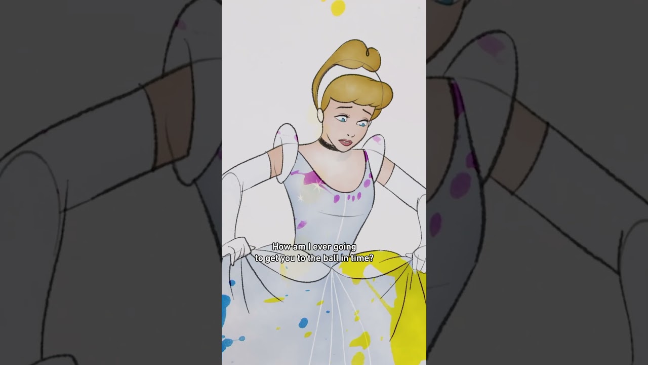Cinderella Cartoon Comes To Life! 🖌| How Not To Draw | Disney Channel Animation