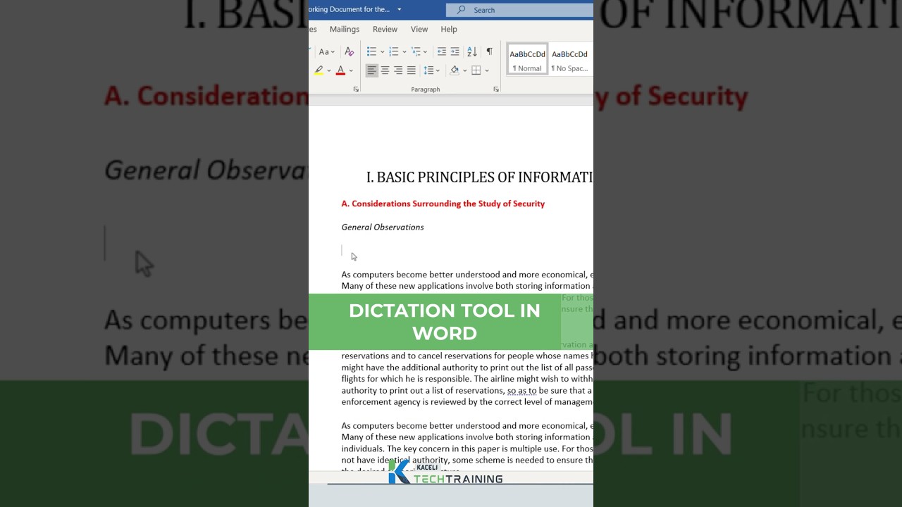 Saving a Document in Word #microsoft #kacelitutorials #microsoftoffice