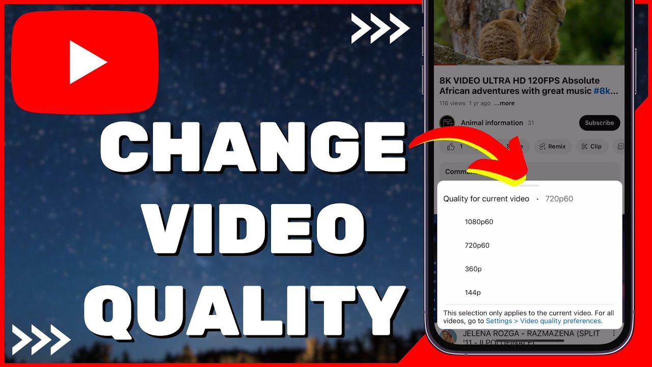 How To Change YouTube Video Quality