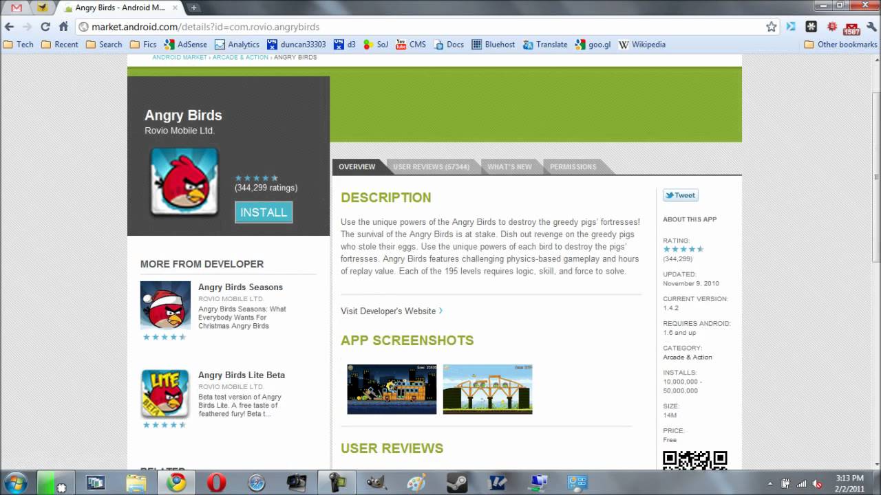 Android Market for the Web