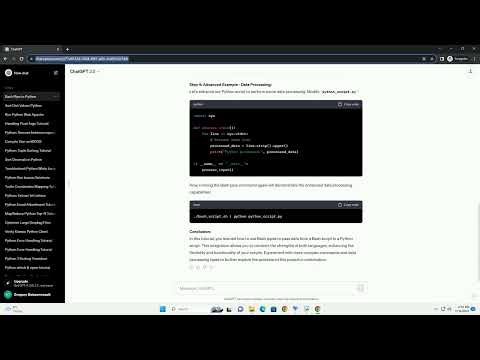 Bash pipe to python
