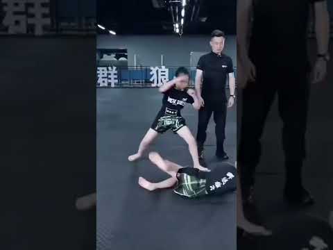 girl vs boy fight
