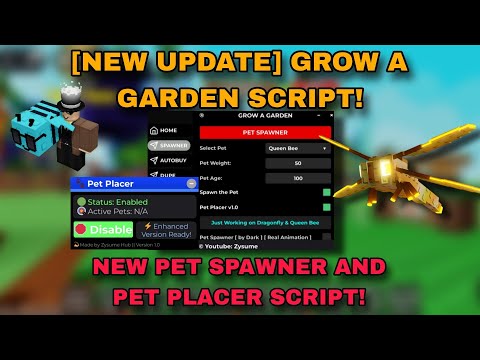 [NEW UPDATE] GROW A GARDEN SCRIPT! - NEW PET SPAWNER AND PET PLACER!
