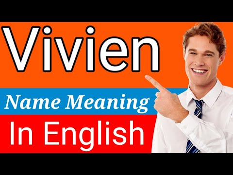 Vivien Name Meaning In English | Meaning Of Name Vivien | What Does The Name Vivien Mean | Christian