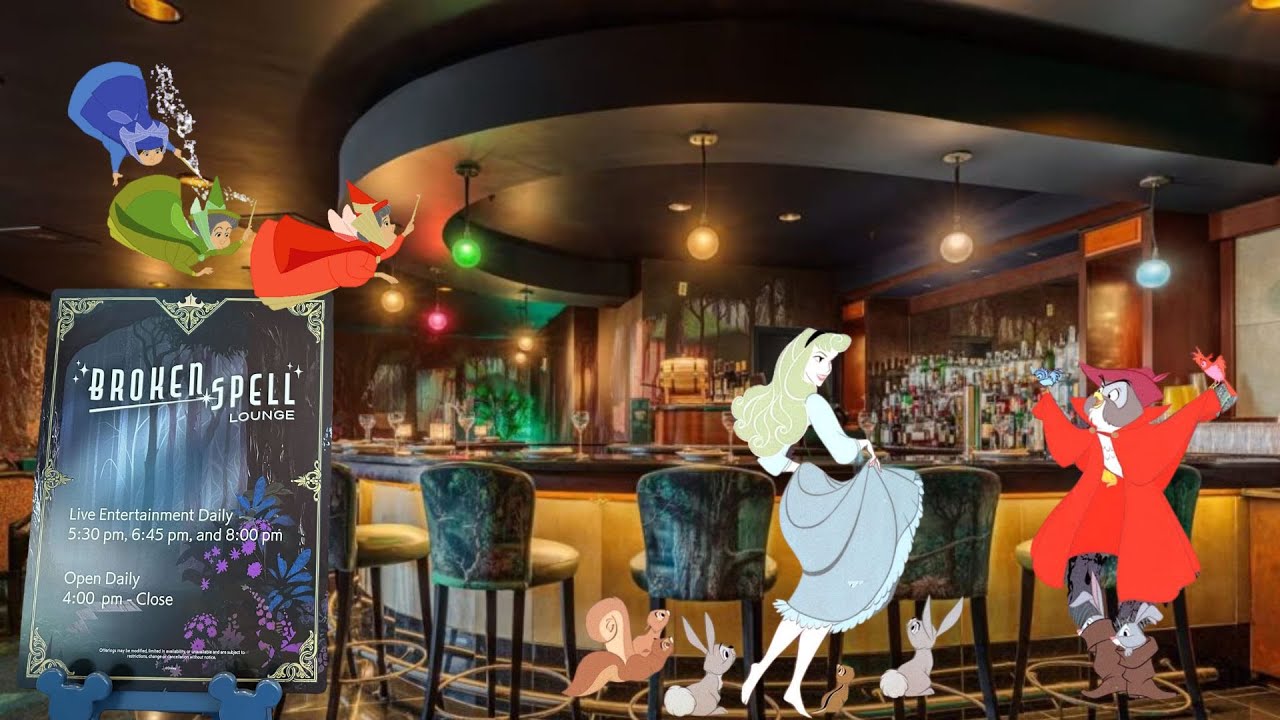 Broken Spell Lounge Experience | Sleeping Beauty Bar at Disneyland Hotel | Magic on Main Street