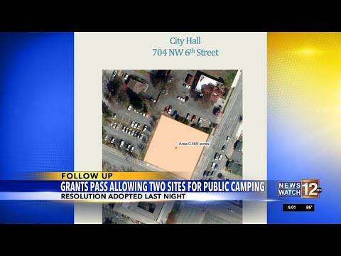 Grants Pass designates two sites for public camping