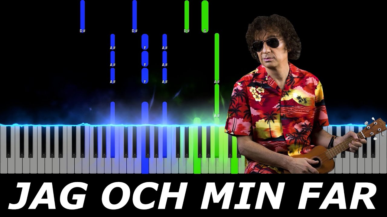 Jag och min far - Magnus Uggla | Piano Tutorial