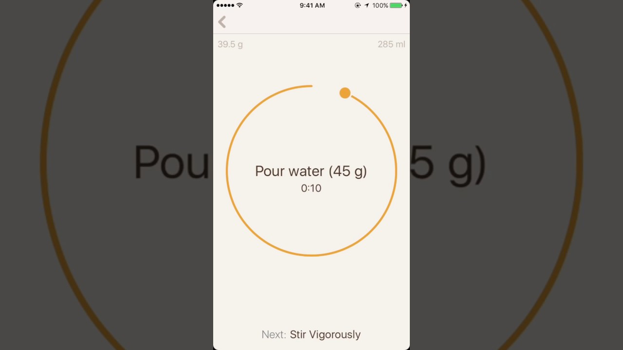 Brew Timer App Preview