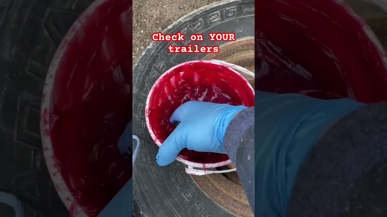 Do your trailer maintenance before stuck on side of the road! #trailerservice #trailerrepair