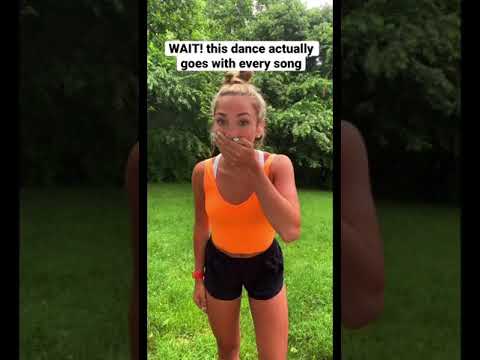 this dance goes with every song!!๐ฑ #shorts