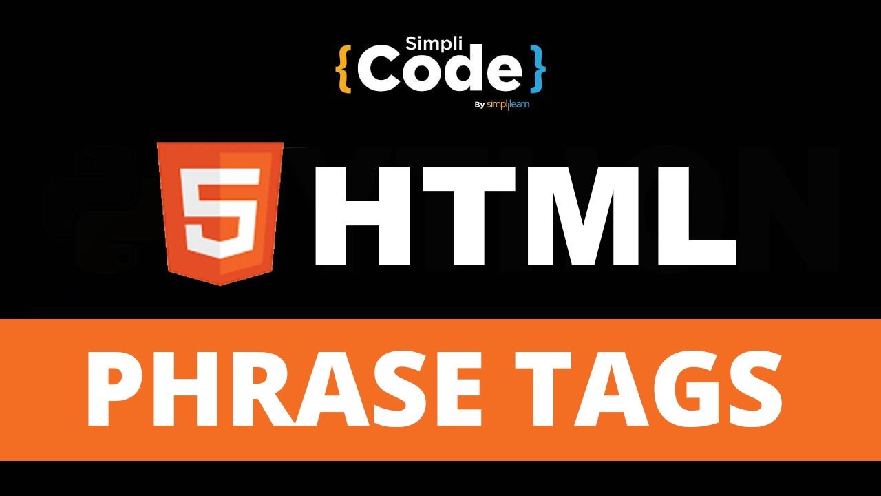 Phrase Tags In HTML | Phrase Tag Explained | HTML Tags | HTML Tutorial For Beginners | SimpliCode