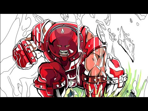 Happy color Marvel's Hulkbuster Coloring/Coloring with the app happy color Marvel #ColorGoArt