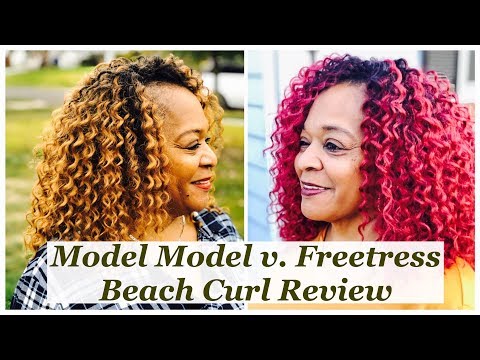 Model Model vs Freetress|Beach Curl|Crochet Braids Review