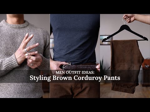 Men Fall Outfit Idea: Styling Corduroy Pants