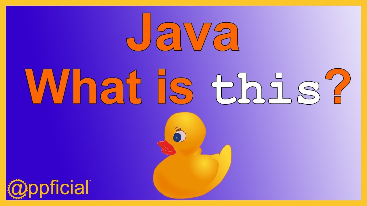 What does THIS mean in Java? Implicit Parameter in Setter or Mutator Methods - APPFICIAL