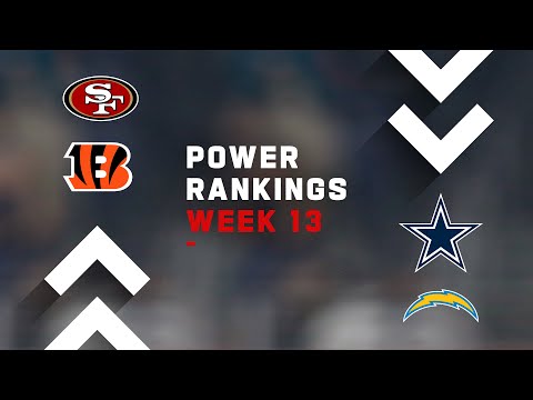 NFL Power Rankings Week 13
