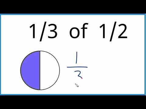 What Is One-Third of One-Half of a Cup?