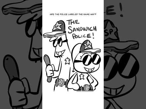 The Sandwich Police 😂 (Animation Meme) #shorts
