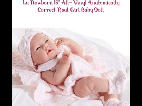 Amazoncom Anatomically Correct Real Girl Baby Doll 15 All Vinyl Baby Doll JC Toys La Newborn Ma