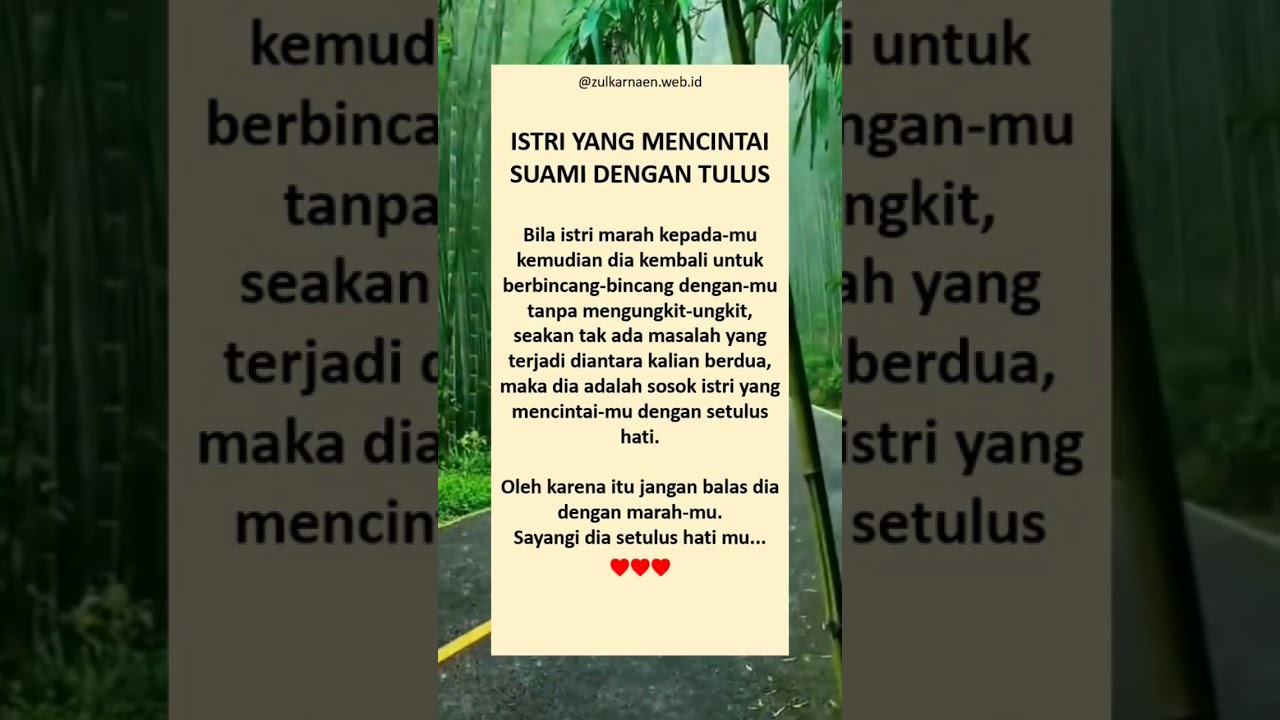 Istri idaman yang mencintai suami dengan tulus #keluargabahagia #istribahagia #katakatabijak #foryou