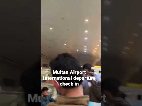 Multan International Airport Departure check in
