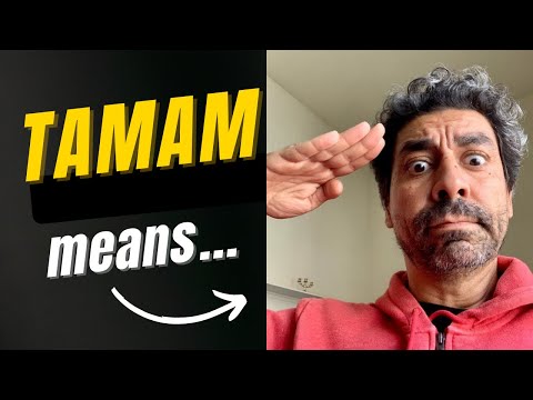 Guess what Tamam means in Arabic slang?