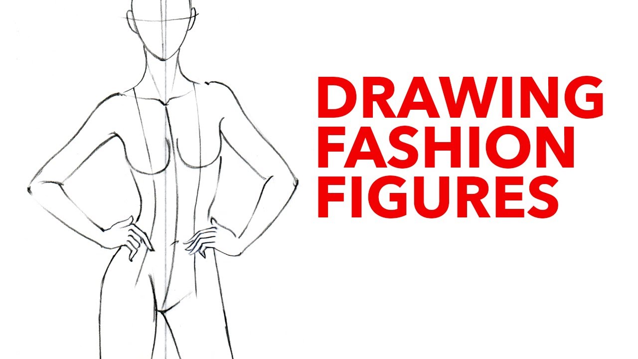 All Female Fashion Croquis Drawing Tutorials, In Order
