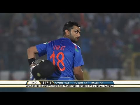 Virat Kohli 100* (52) vs Australia 2nd ODI 2013 Jaipur (Extended Highlights)