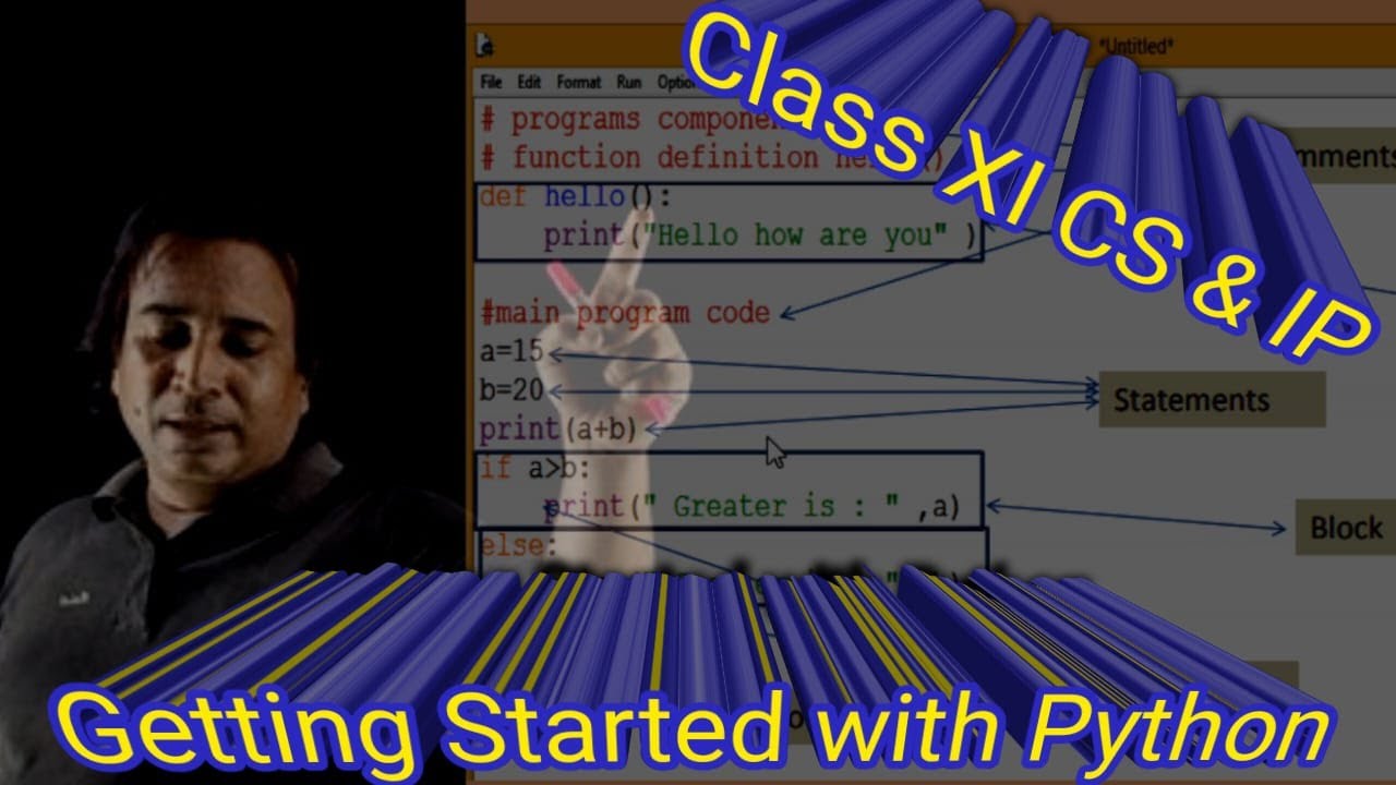 Getting Started with Python | Class XI CS & IP | #pythontrends #onlineClasses #NEP2020
